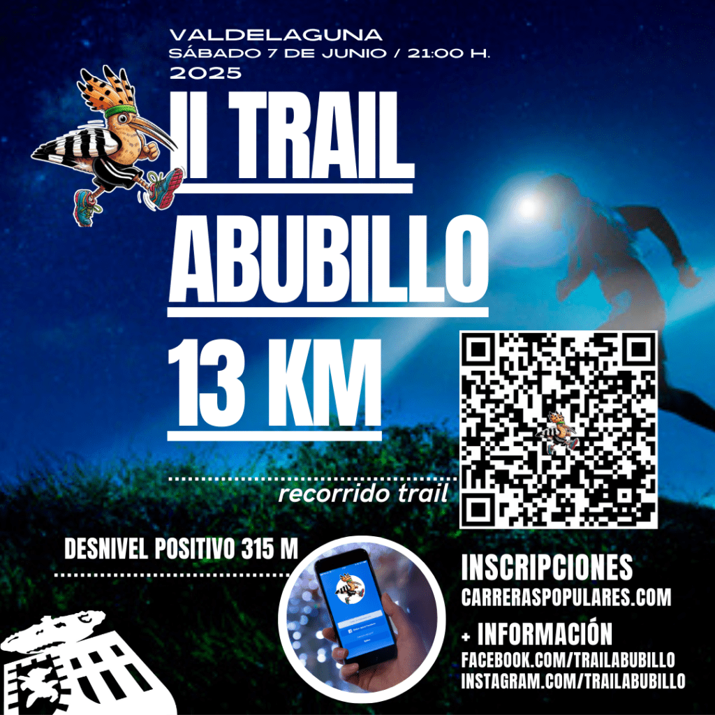 Cuaderno del Corredor del II Trail Abubillo - Ayuntamiento de Valdelaguna